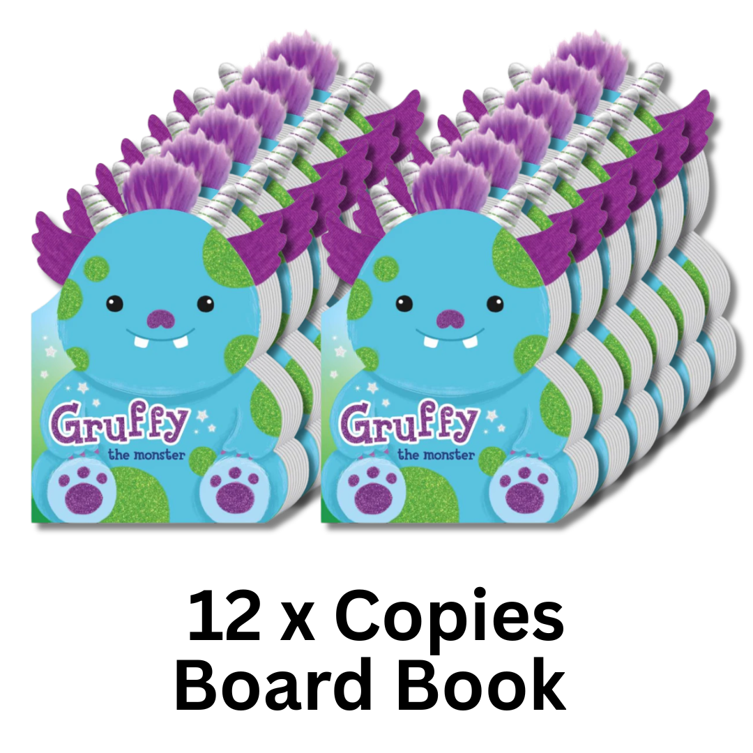 Gruffy The Monster Board Book (12 Copies) – Books & Gifts Direct