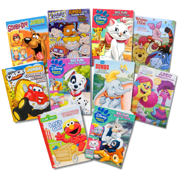 Colouring & Activity 10 Book Pack – Books & Gifts Direct
